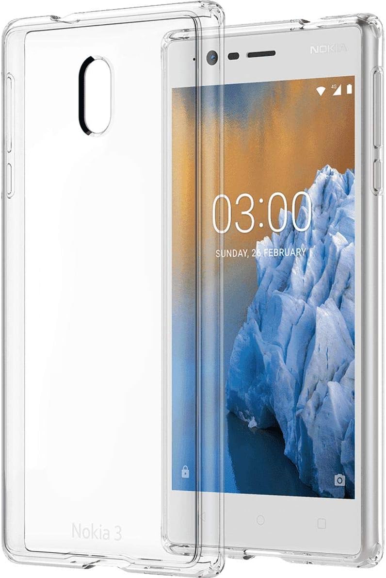 Nokia Slim Crystal Clear Silicone Cover 3: Amazon.co.uk: Electronics ...