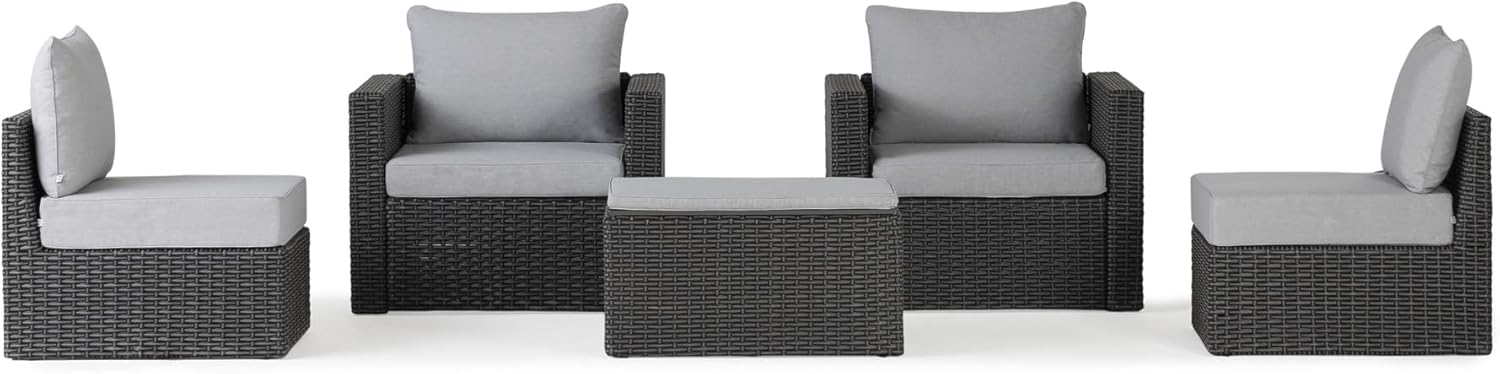 Amazon.com: Transformer Table Patio Conversation Set 3 to 5 Piece ...