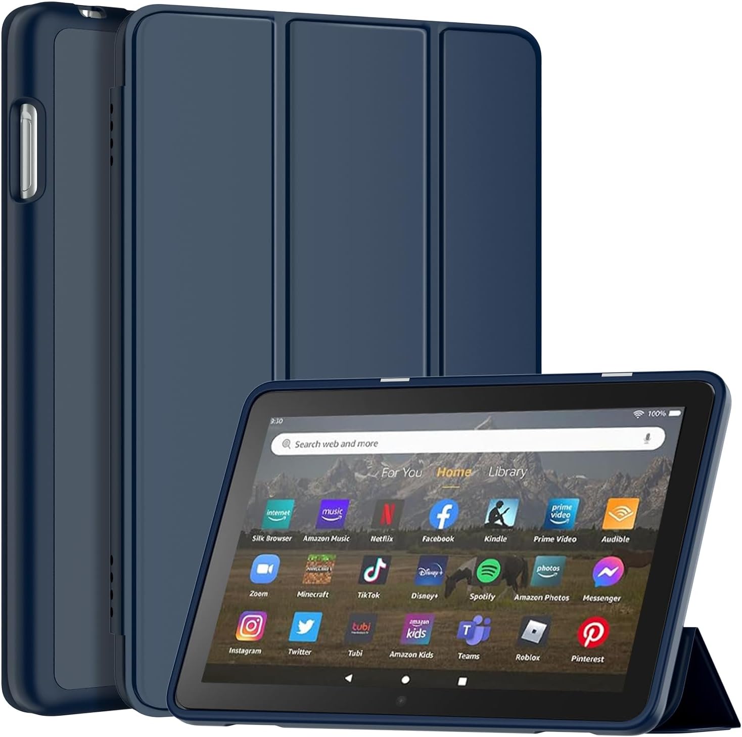 8 inch Tablet Case Cover - Universal Leather Stand Case Folio Cover ...