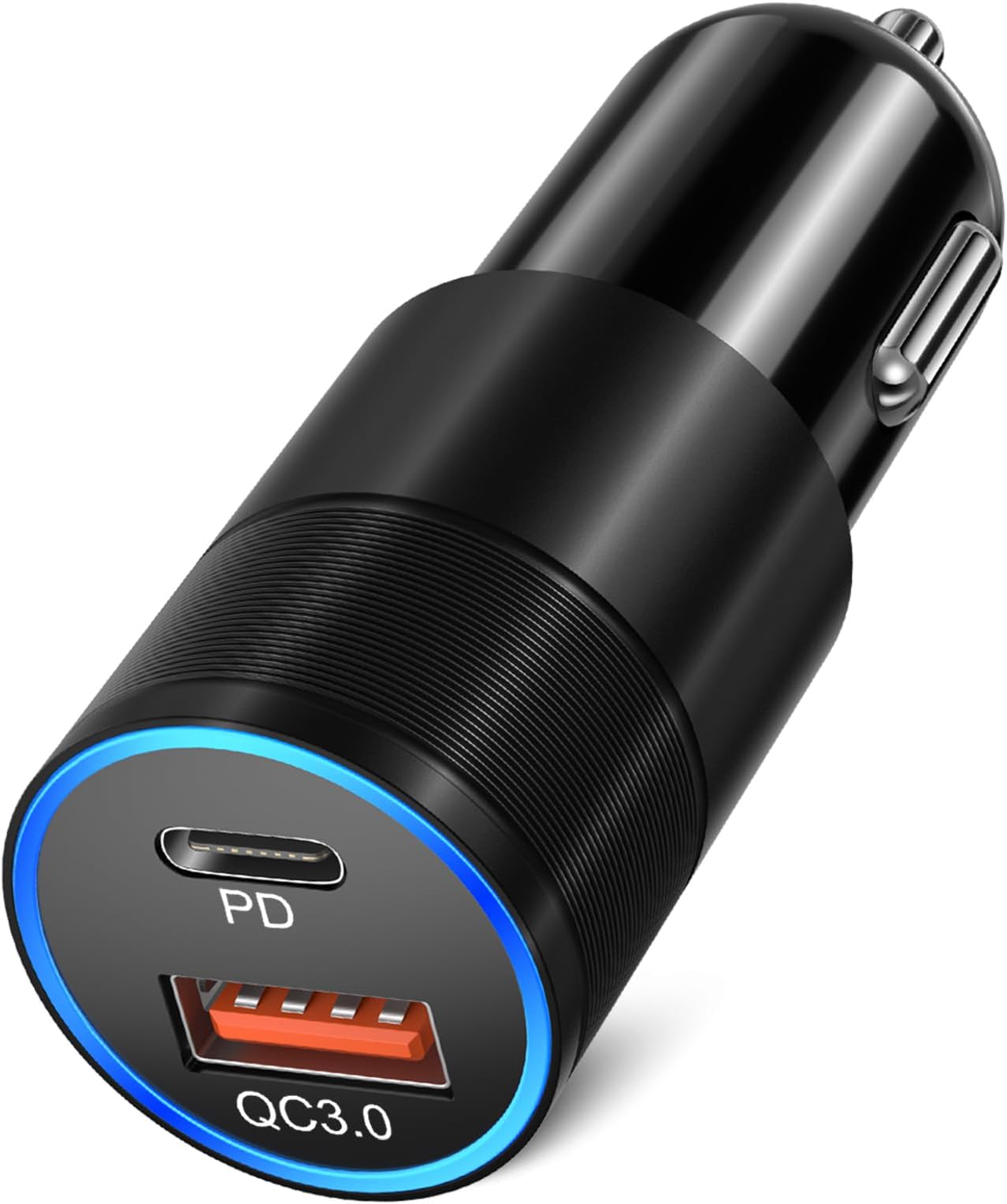 Amazon.com: 30W USB C Car Charger, PD 3.0 & 2.4A Dual Port Fast ...