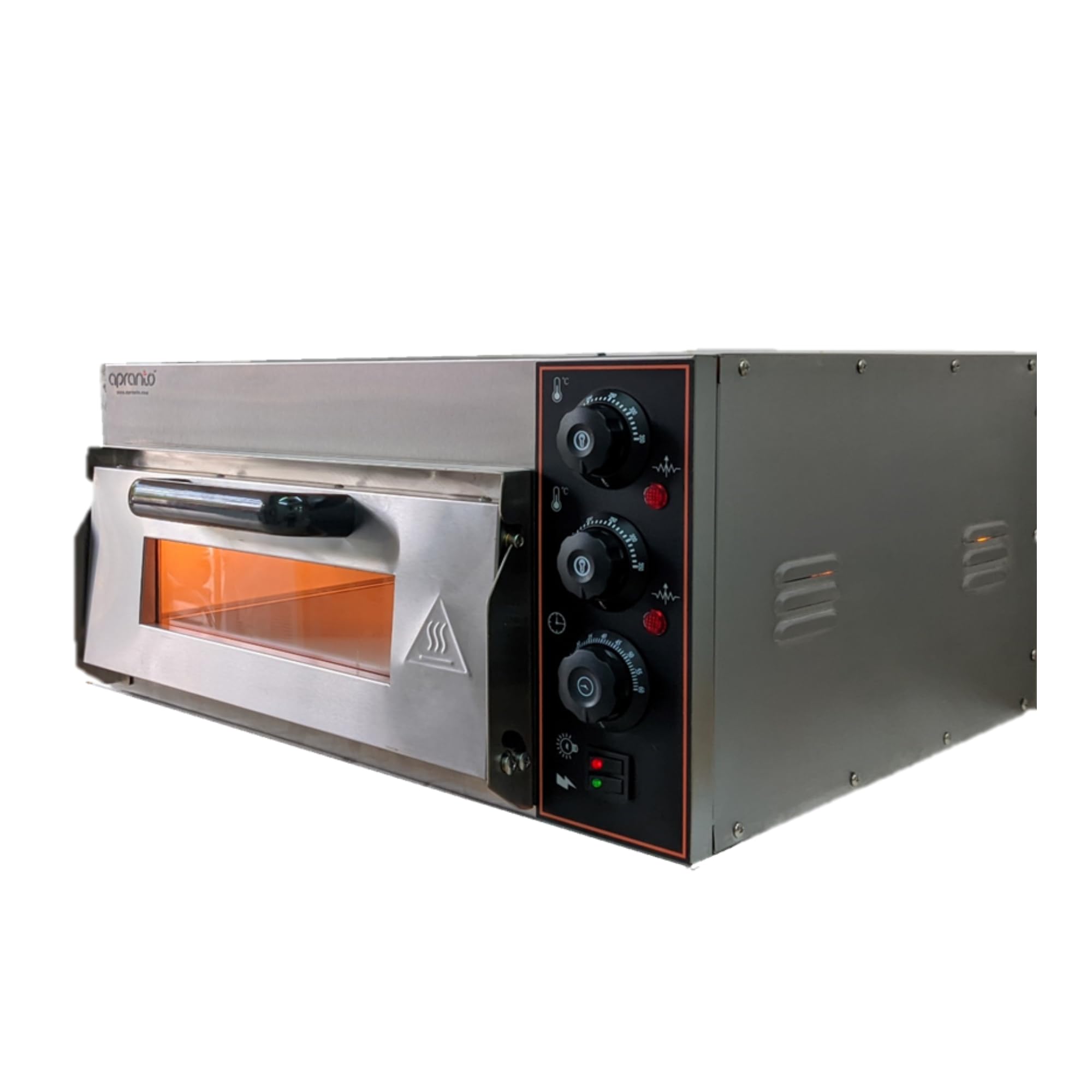 Apranto Steel Pizza Maker Commercial Grade Pizza Oven With Stone ...