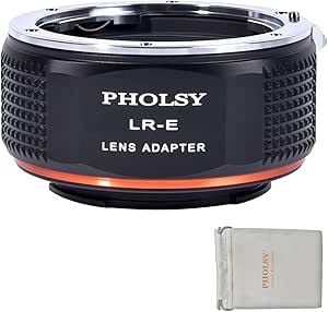 Amazon.com : PHOLSY Lens Mount Adapter Compatible with Leica R Lens to E Mount Camera Body ...