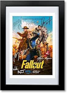 Fallout Cast Signed Autograph Poster Photo Print Framed Memorabilia tv ...