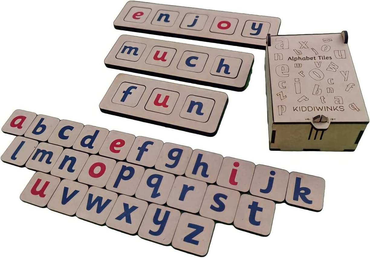 Buy Winkslab:Word Building Tray Wooden Practice Board Toy Activity and ...