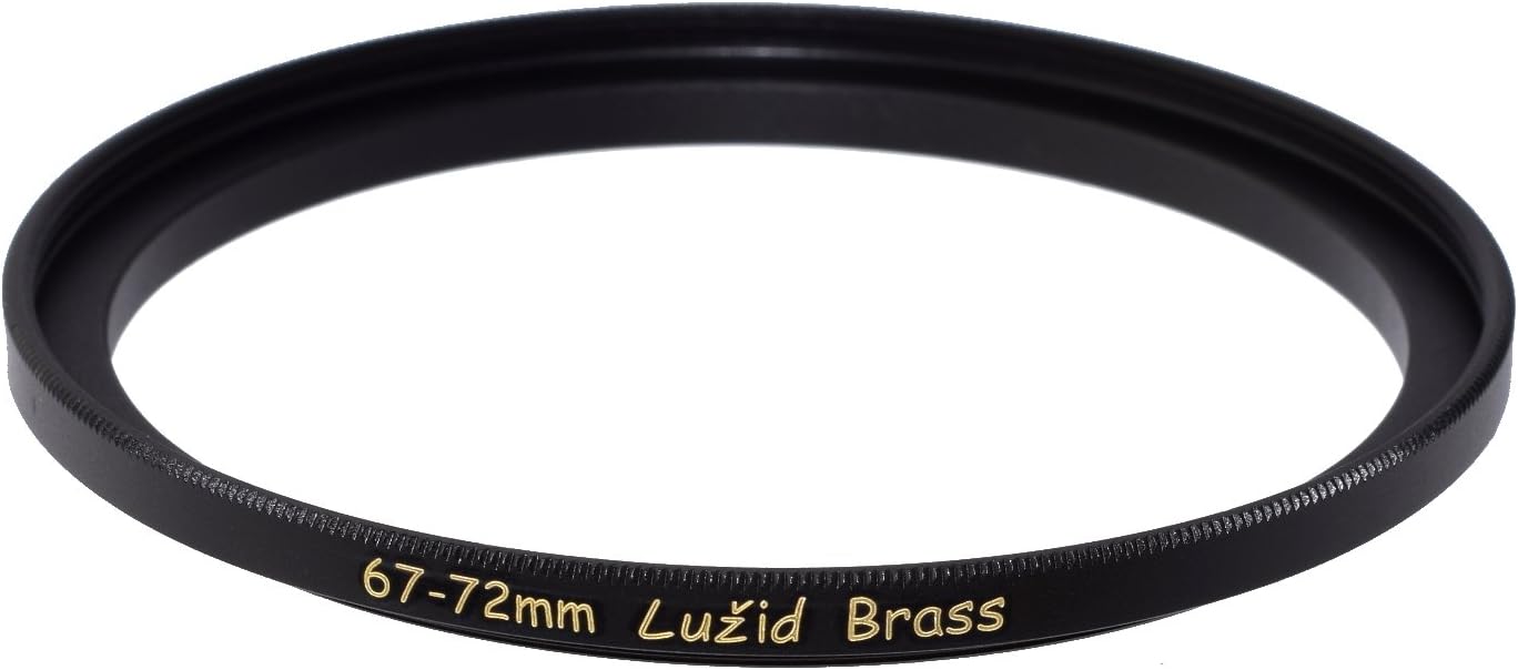Amazon.com : LUŽID Brass 67mm to 72mm Step Ring Up Filter Adapter Ring ...