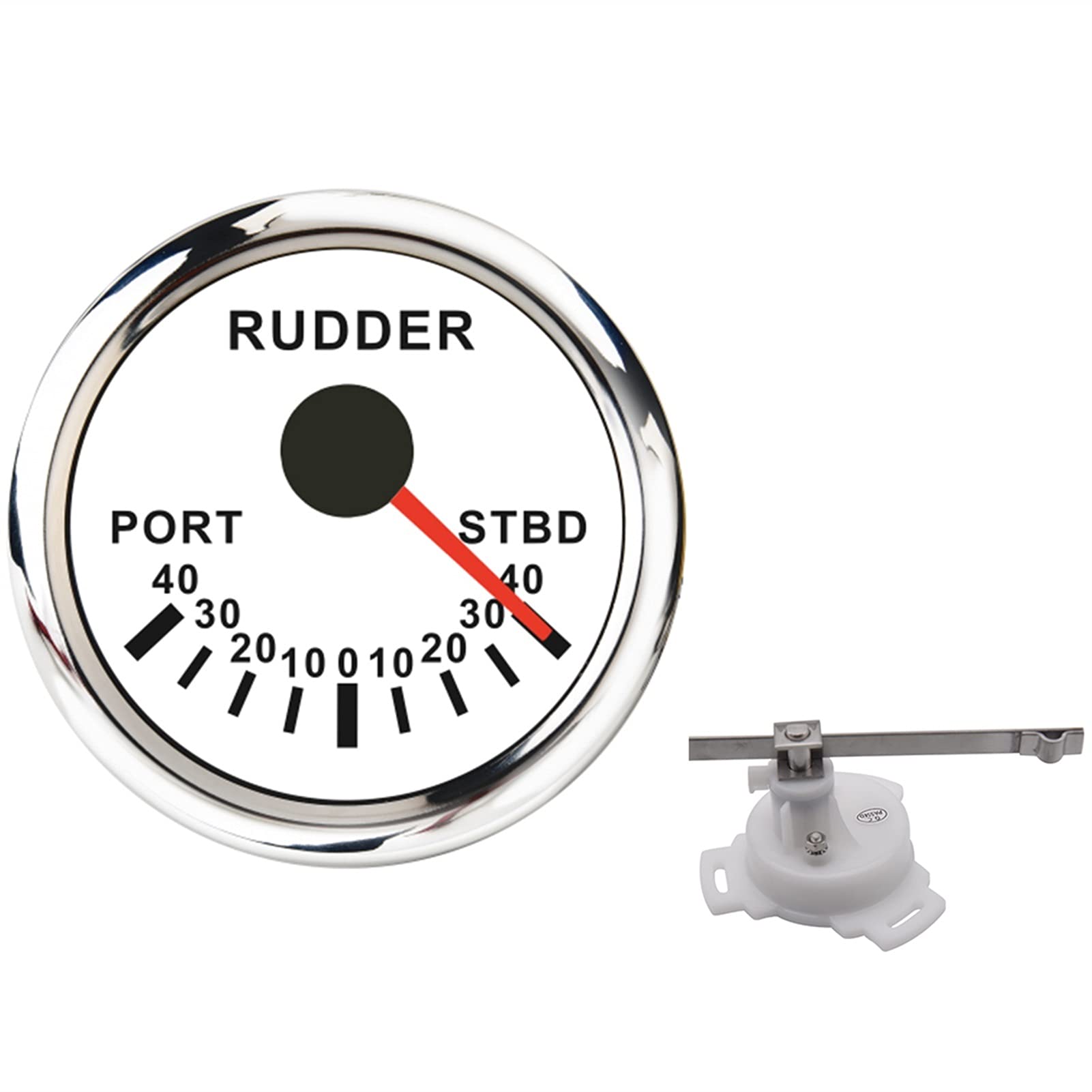 Buy Rudder angle indicator 52mm Boat Marine Rudder Angle Indicator 0 ...
