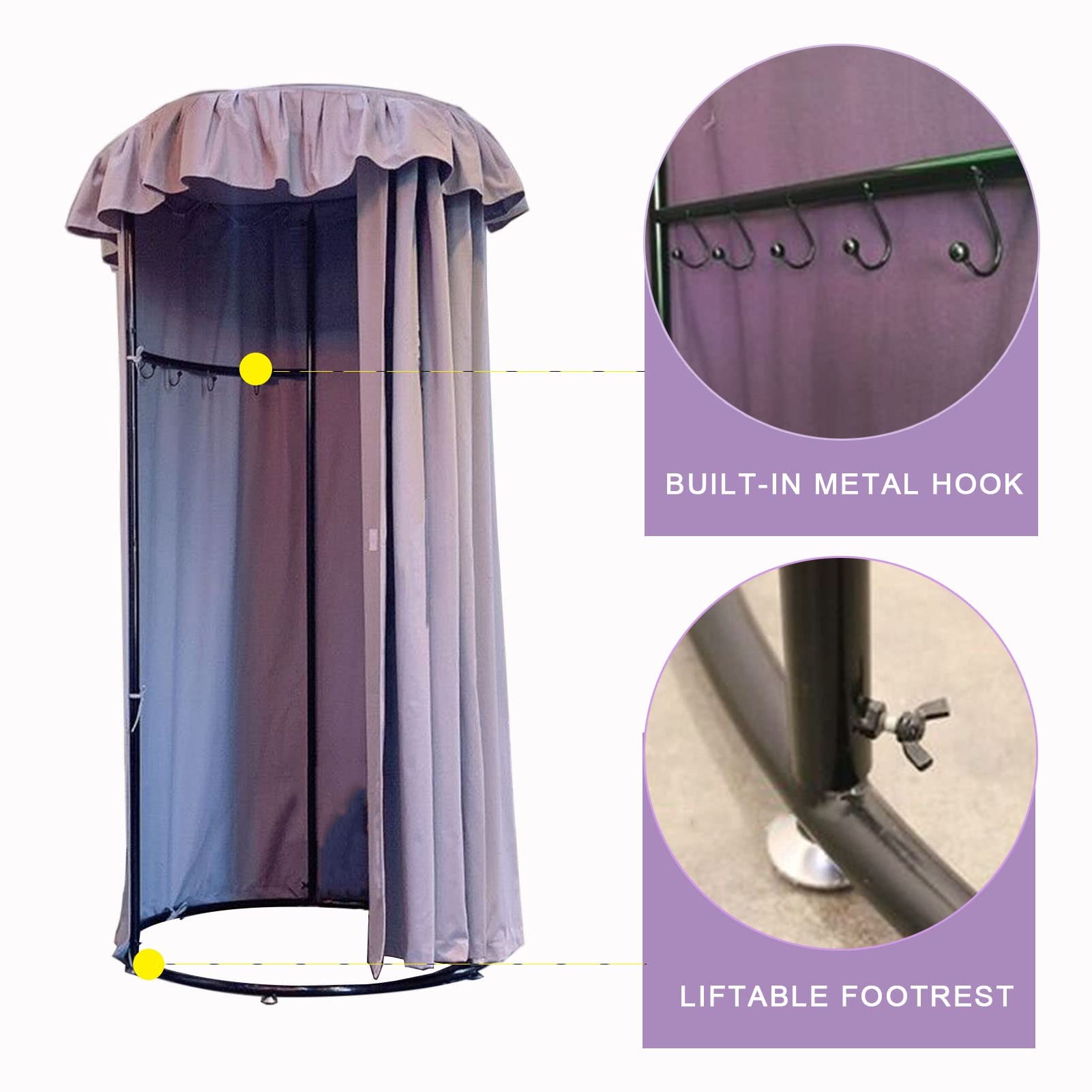 Fitting Room, Movable Changing Room for Clothing Store, Simple Dressing ...