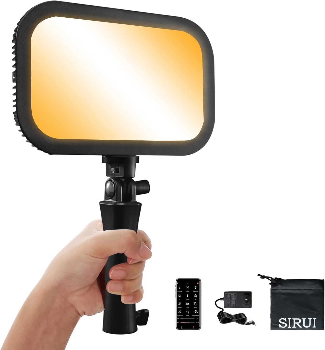 SIRUI E30B LED Video Light Panel, 0%-100% Dimmable, 2800K-7000K Bi ...