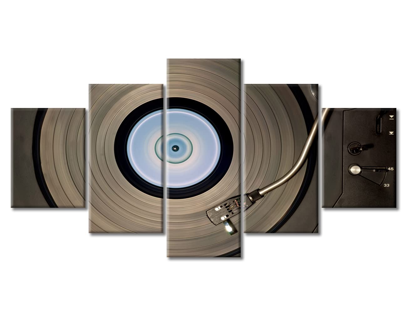 Amazon.com: TUMOVO Vinyl Canvas Painting Wall Art Vinyl Record Art ...