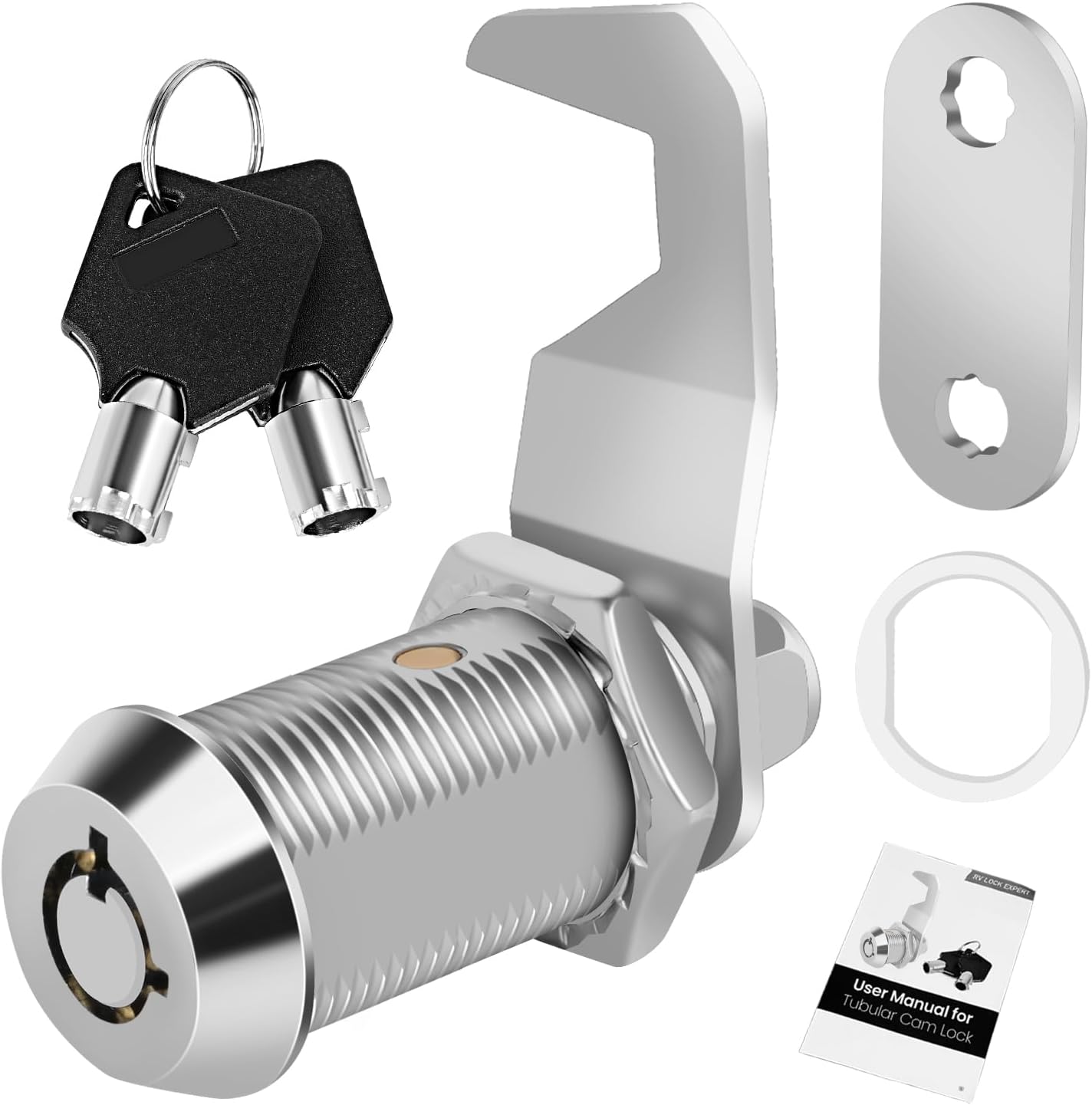 Cylinnda Tool Box Lock RV Storage Lock, 1-1/8" Cam Lock Keyed Alike ...