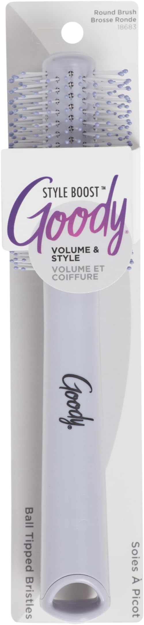 Amazon.com: Goody Style Boost 21 mm Round Brush, Adds Lift & Hair ...