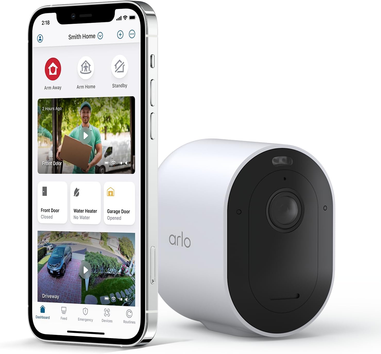 Arlo Pro 5 2K Spotlight Wire-Free Camera| 1 Camera | 2K Video with HDR ...