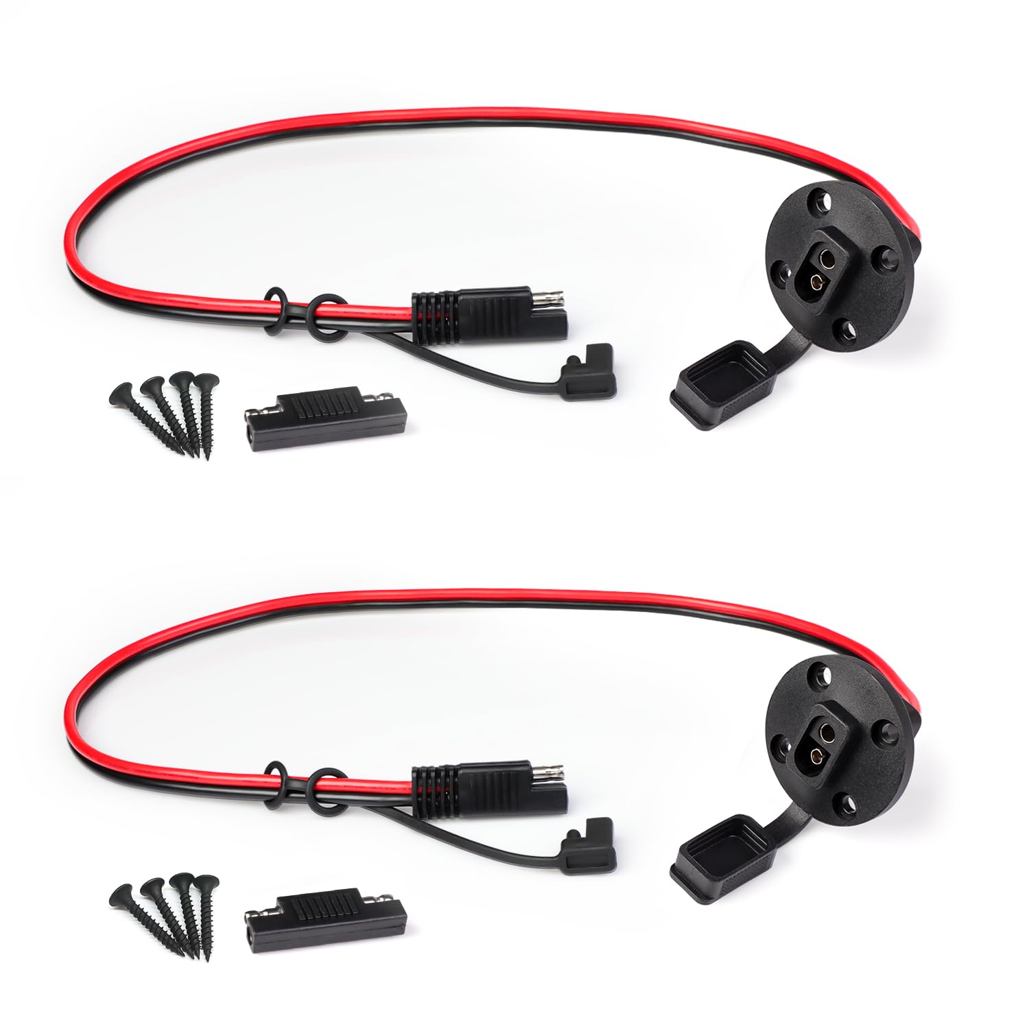 Snapklik.com : TMH 2 FT - 12 AWG SAE Power Socket Sidewall Port ...