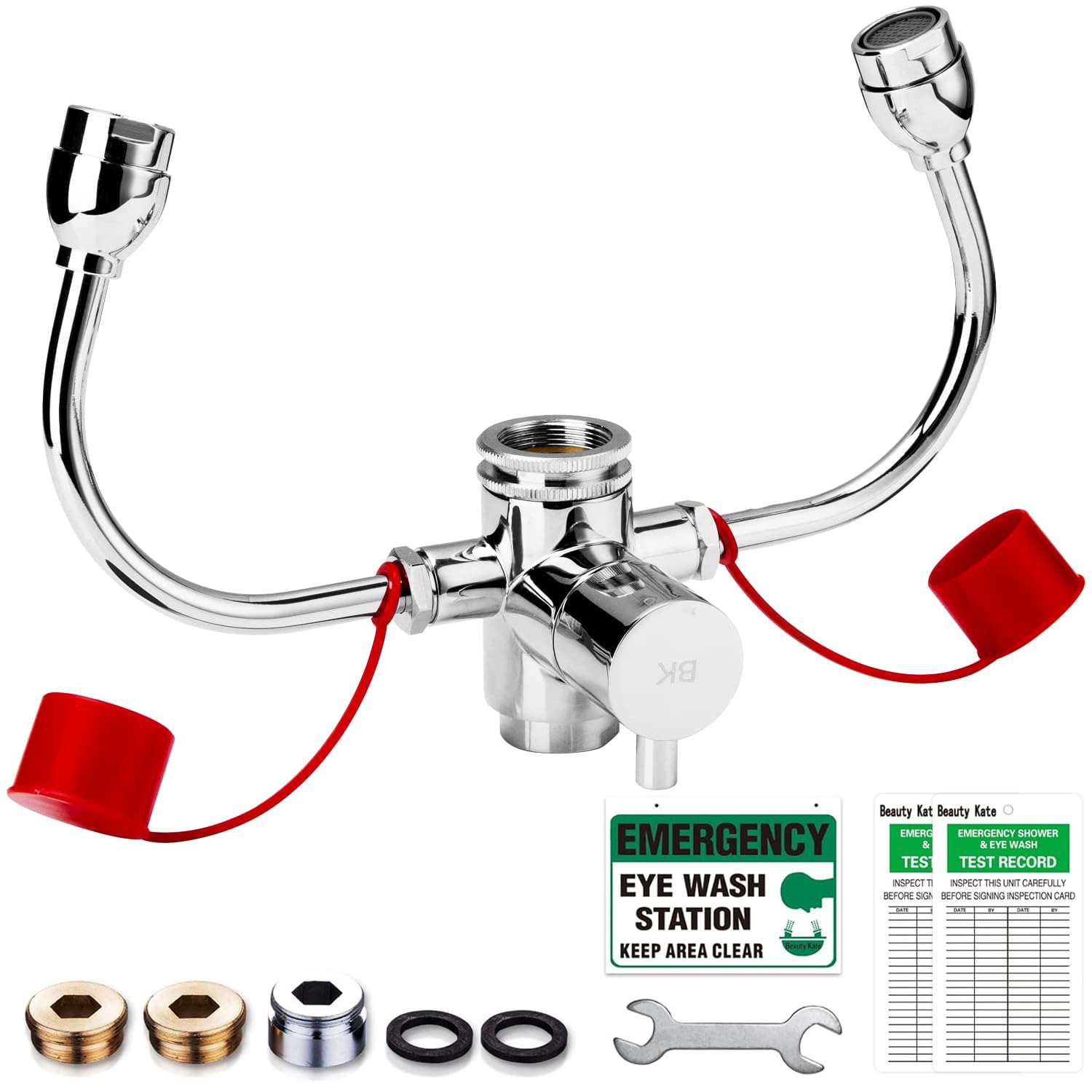 Eyewash Stations, Beauty Kate Faucet Mounted Eye Wash Station, Eye ...