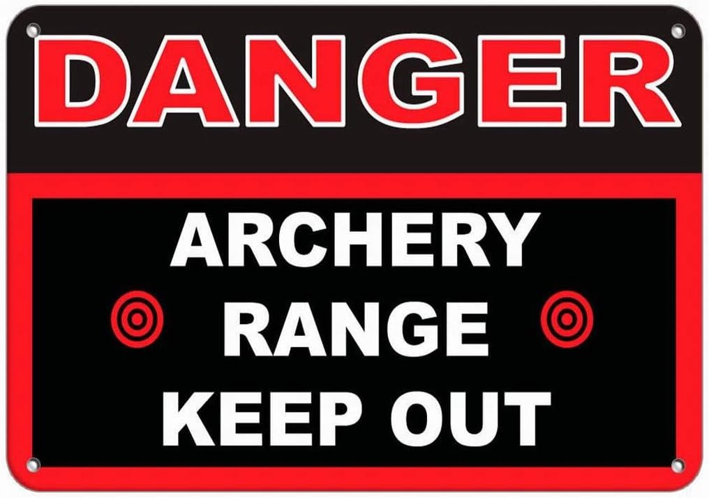 Amazon.com: Notice Sign Danger Sign Warning Sign Danger Archery Range ...