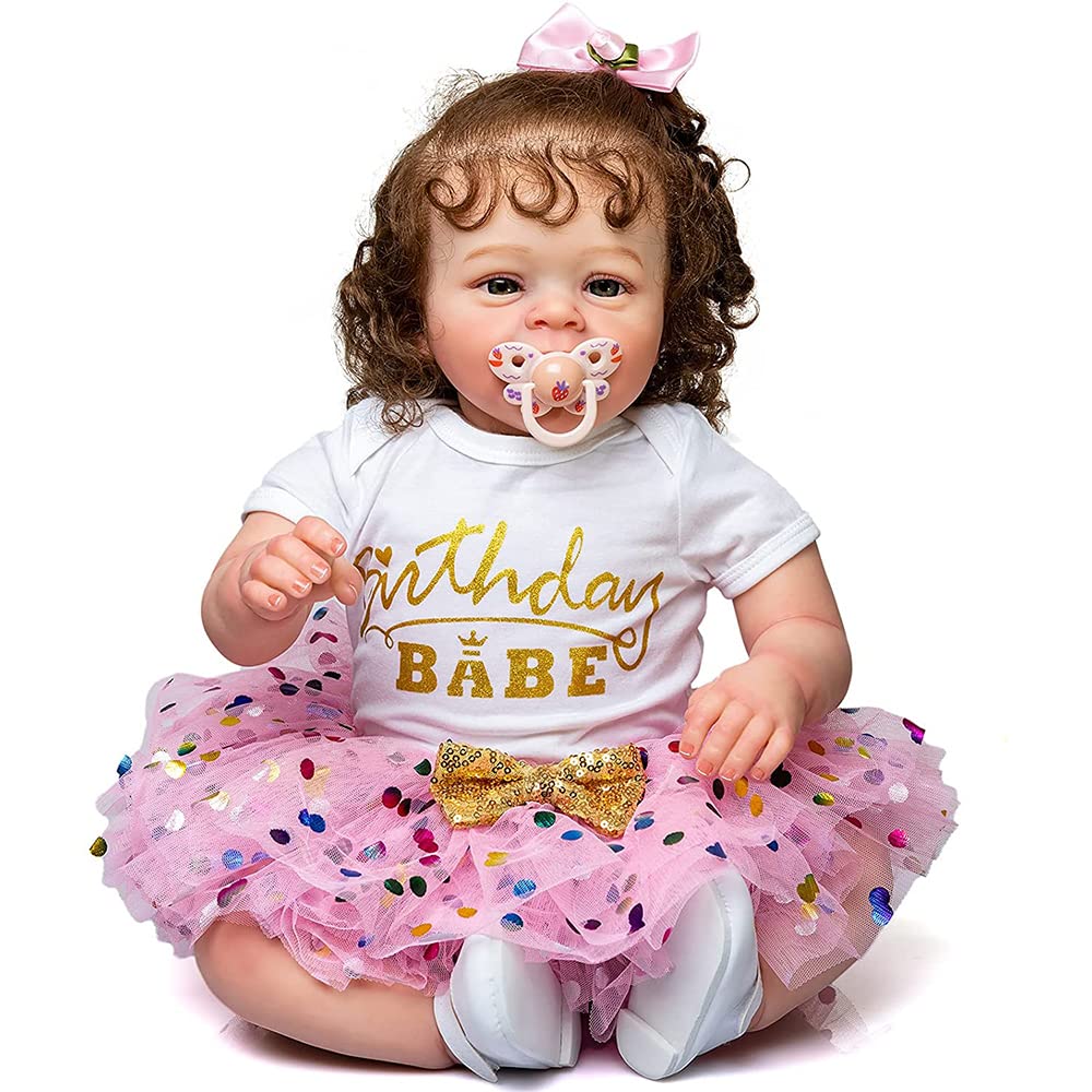 Buy EUPEFIST Reborn Baby Dolls, Full Silicone ing Baby Doll 22 Inch ...