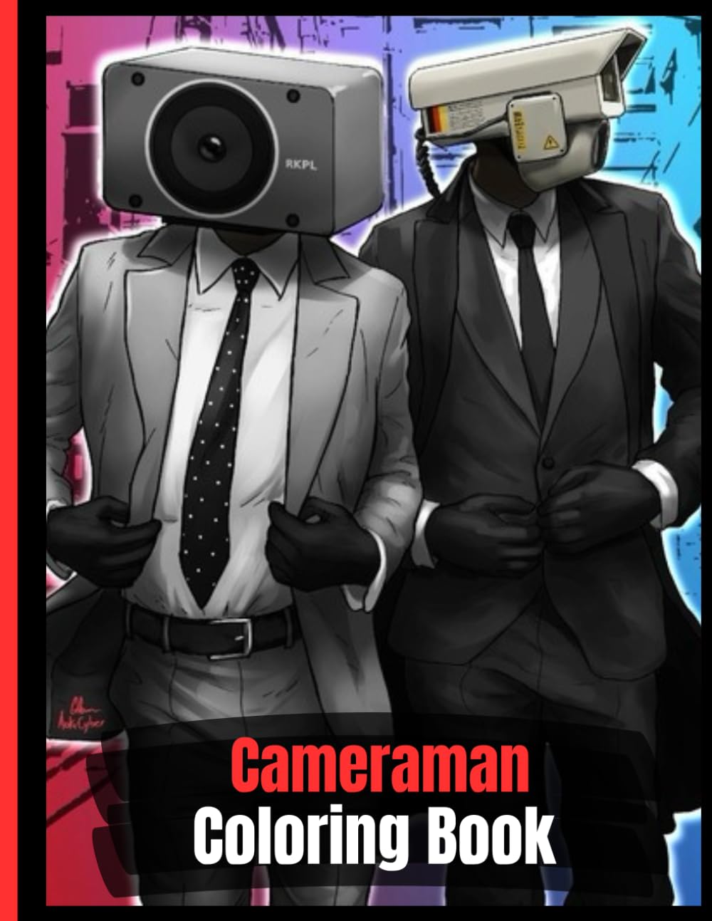 Buy Cameraman Coloring Book: Encourage Creativity with One Sided JUMBO ...