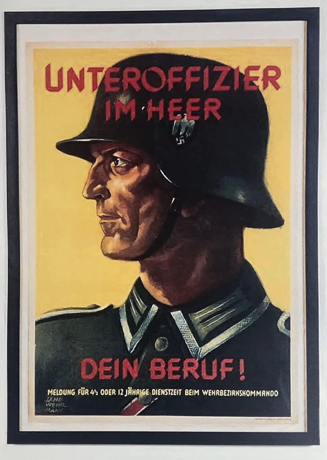 Amazon.com: Surplus German WW2 Propaganda Poster (11x17), 11 x 17 Inch ...