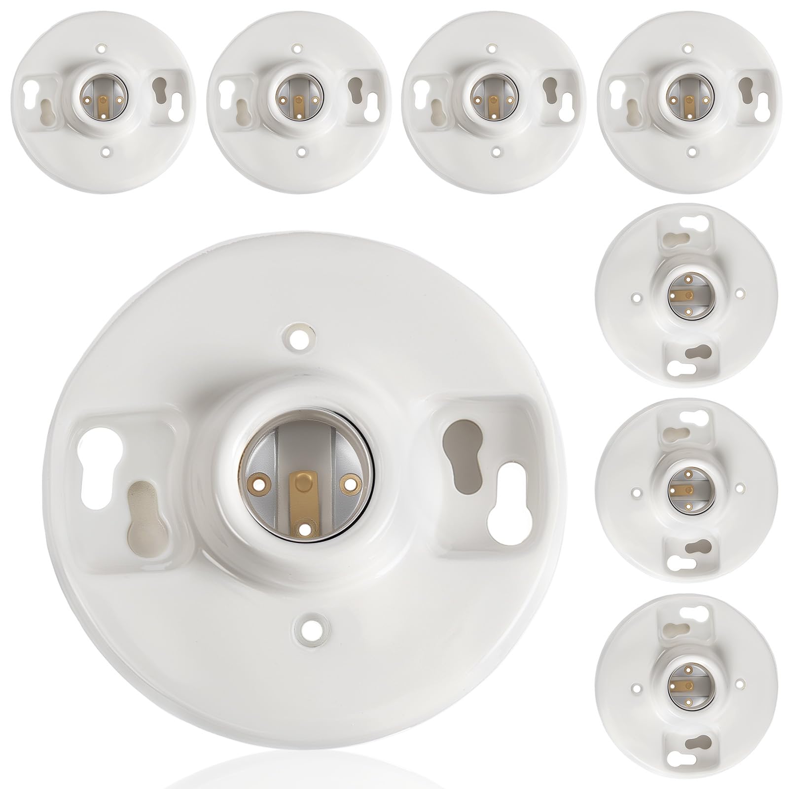 Snapklik.com : Saysurey 8 Pcs Medium Base E26 Lamp Holder Ceiling Light ...