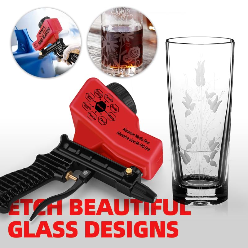 Snapklik.com : NANPU Light-Duty Air Sandblaster Gun Kit