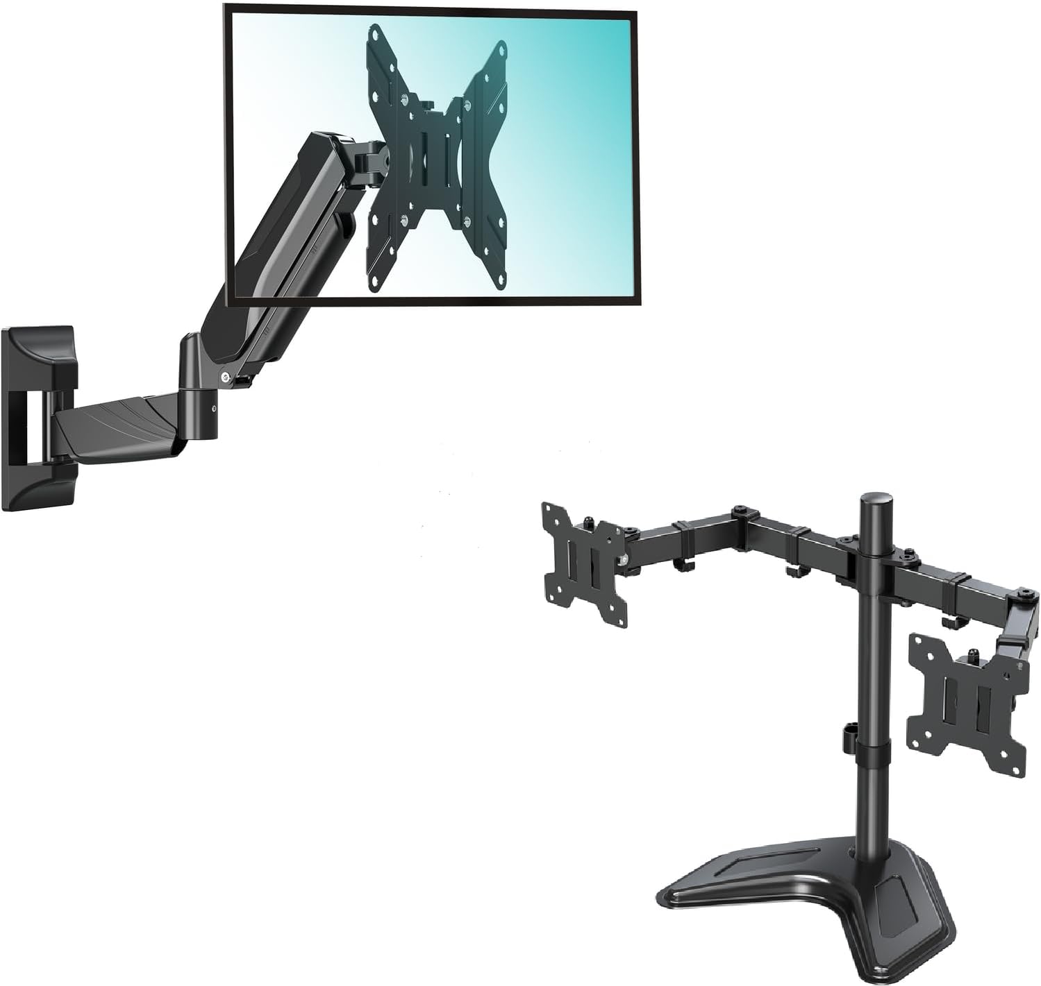 Amazon.com: MOUNTUP Single Monitor Wall Mount with VESA Extension ...