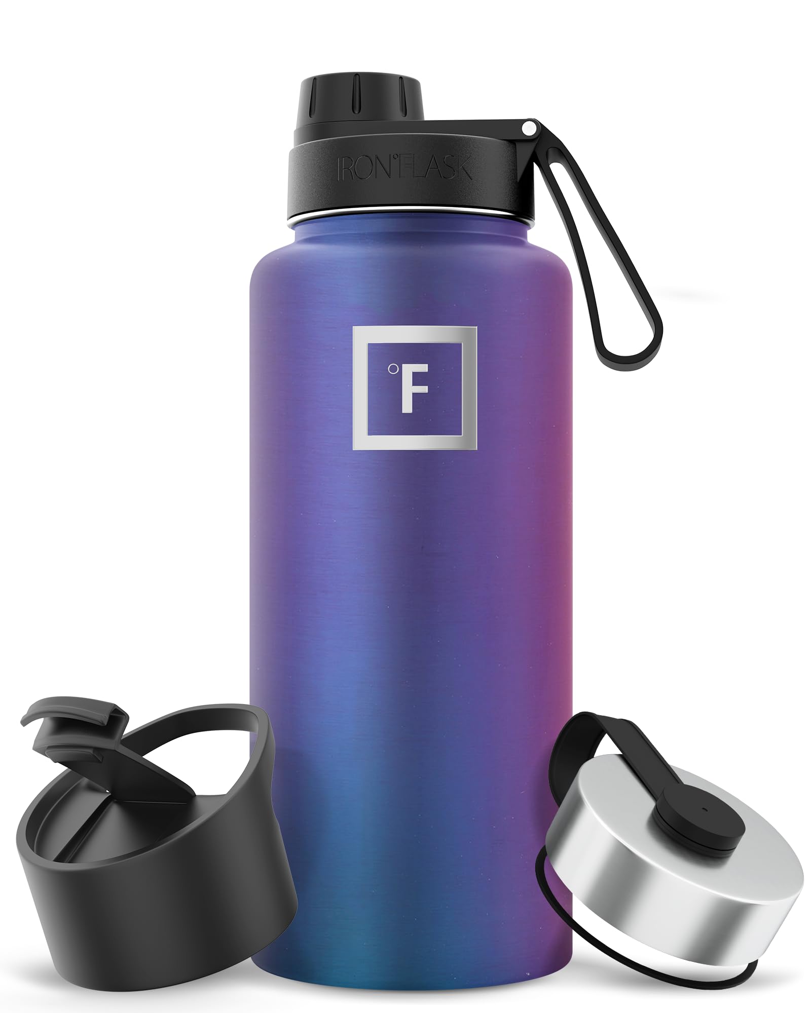 Amazon.com: IRON °FLASK Camping & Hiking Hydration Flask with 3 Lids ...