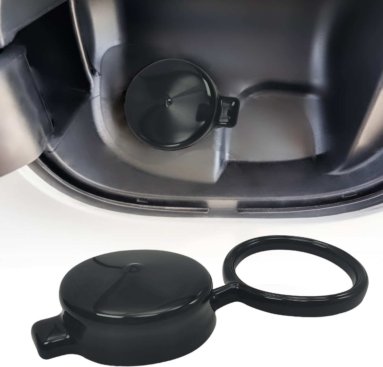 Amazon.com: CUNQIANGUAN Capless Gas Cap Cover, Tethered 2.375inch ID, Capless Gas Cap Dirt ...