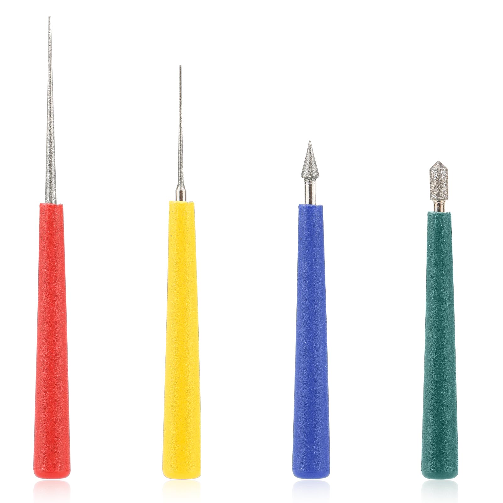 Amazon.com: 4pcs Diamond Tipped Bead Reamer, Bead Reamer Tool Set for ...