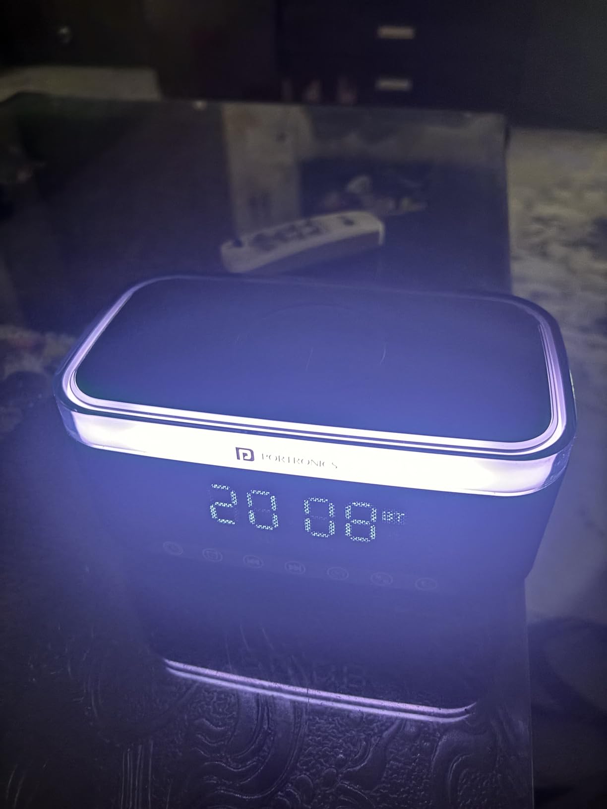 Portronics Trifusion 16W HD Sound Bluetooth Speaker with 15W Wireless ...