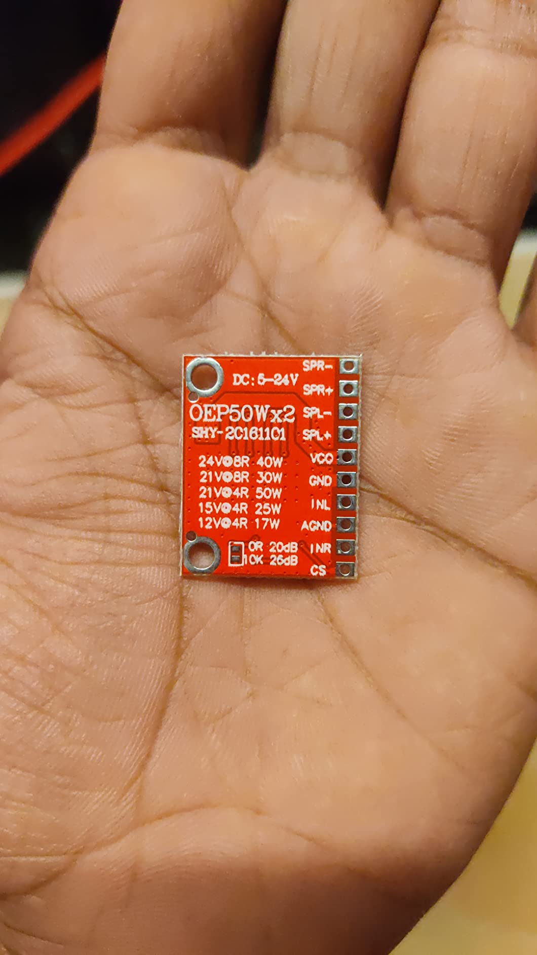 DHRUV-PRO OEP50Wx2 50W+50W Audio Module Digital Power Amplifier Board ...