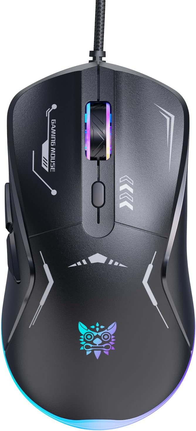 Amazon.com: Wired Gaming Mouse, PC Computer Mice USB Mouse with RGB ...