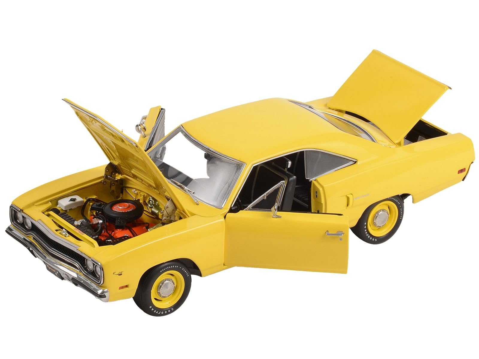 Amazon.com: GPM 1970 Plymouth Road Runner Lemon Twist Yellow Limited ...