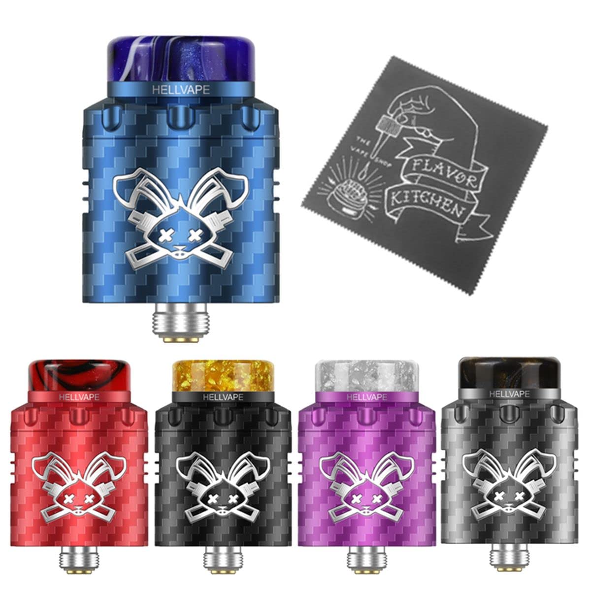 Amazon | 【V3カーボンファイバーシリーズ】HELLVAPE Dead Rabbit 3 RDA 直径24mm デッドラビット デト ...