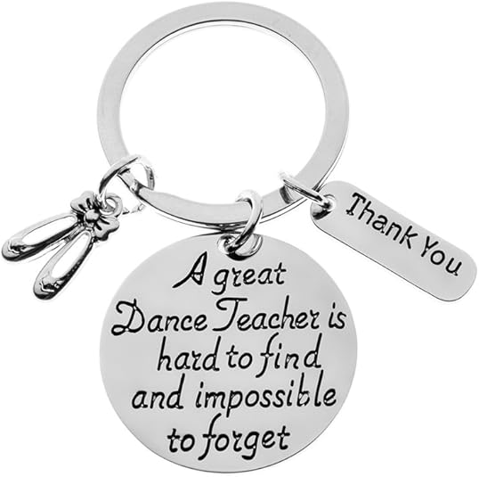 Amazon.com: Dance Teacher Gift, Dance Teacher Keychain- Dance Jewelry ...