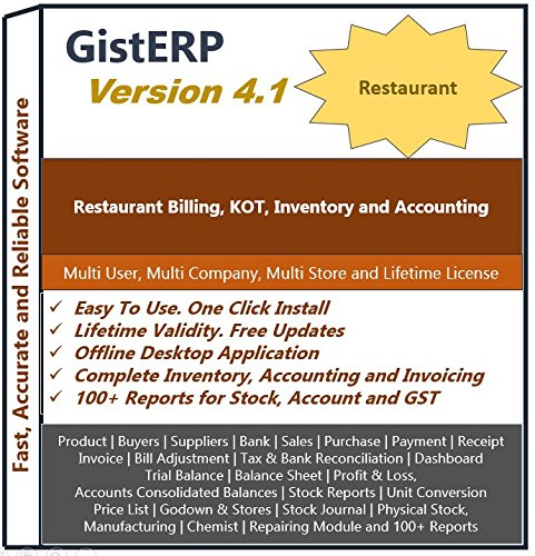 GistERP Restaurant Billing, Inventory and Accounting Software - By Gist ...