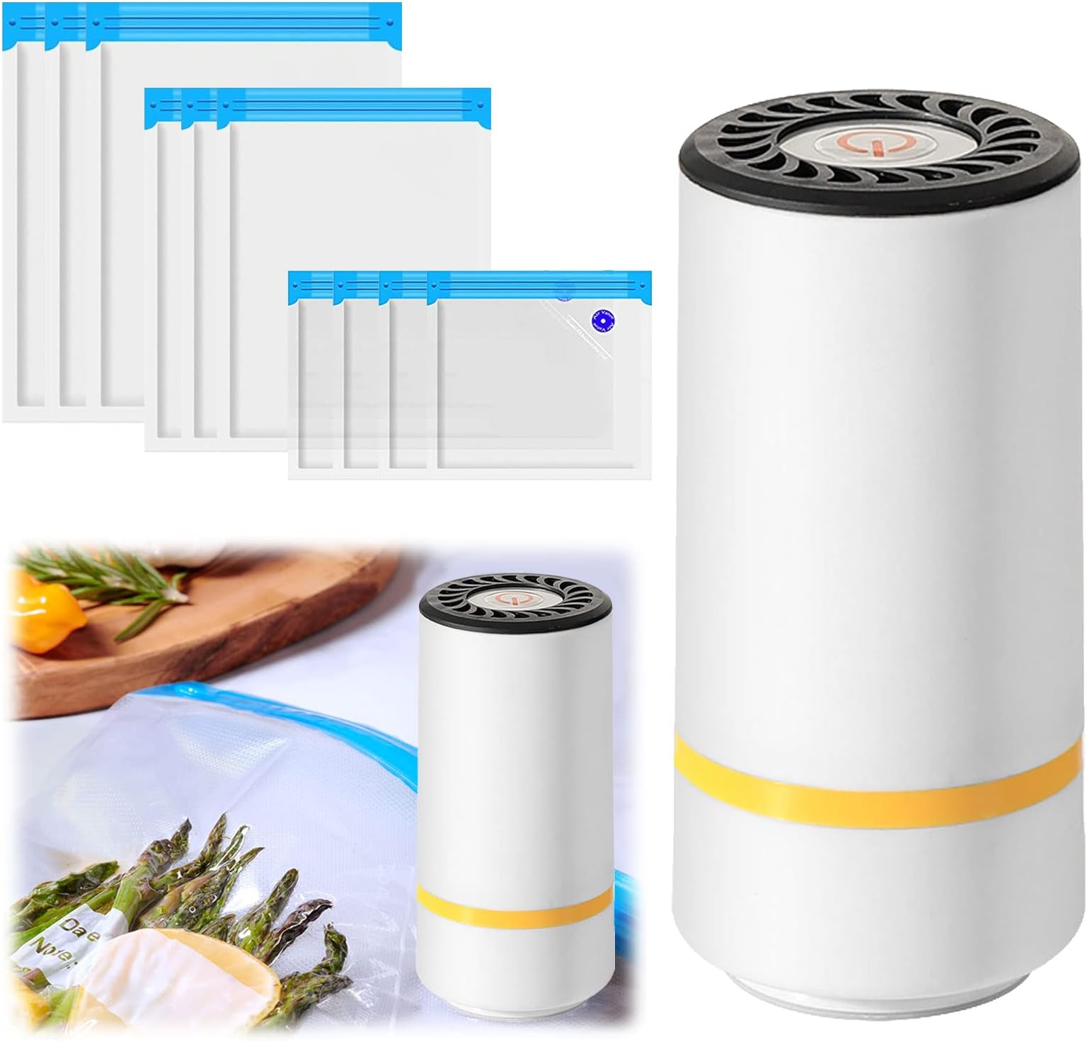 Mini Machine à Sceller Sous Vide Manuelle Chargement USB, Appareil Mise ...