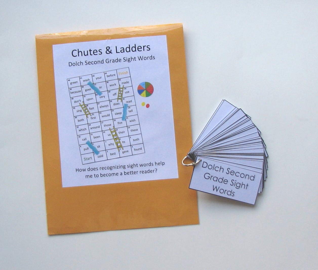 Buy 2 Teacher Created Activities Dolch 2nd Grade Words Game & Flashcard ...