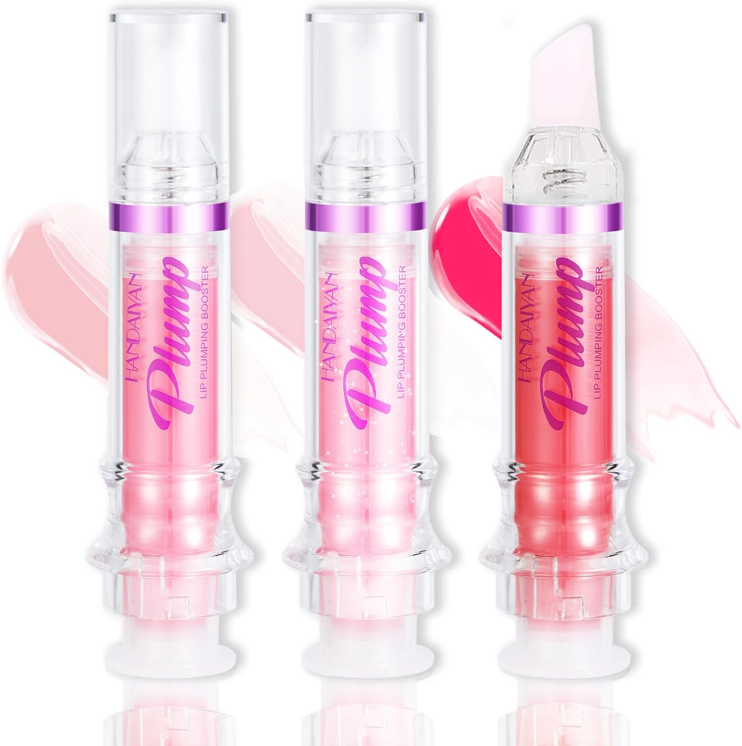 Amazon.com : NewBang Lip Plumper Gloss Booster 3 Colors Set,Natural ...