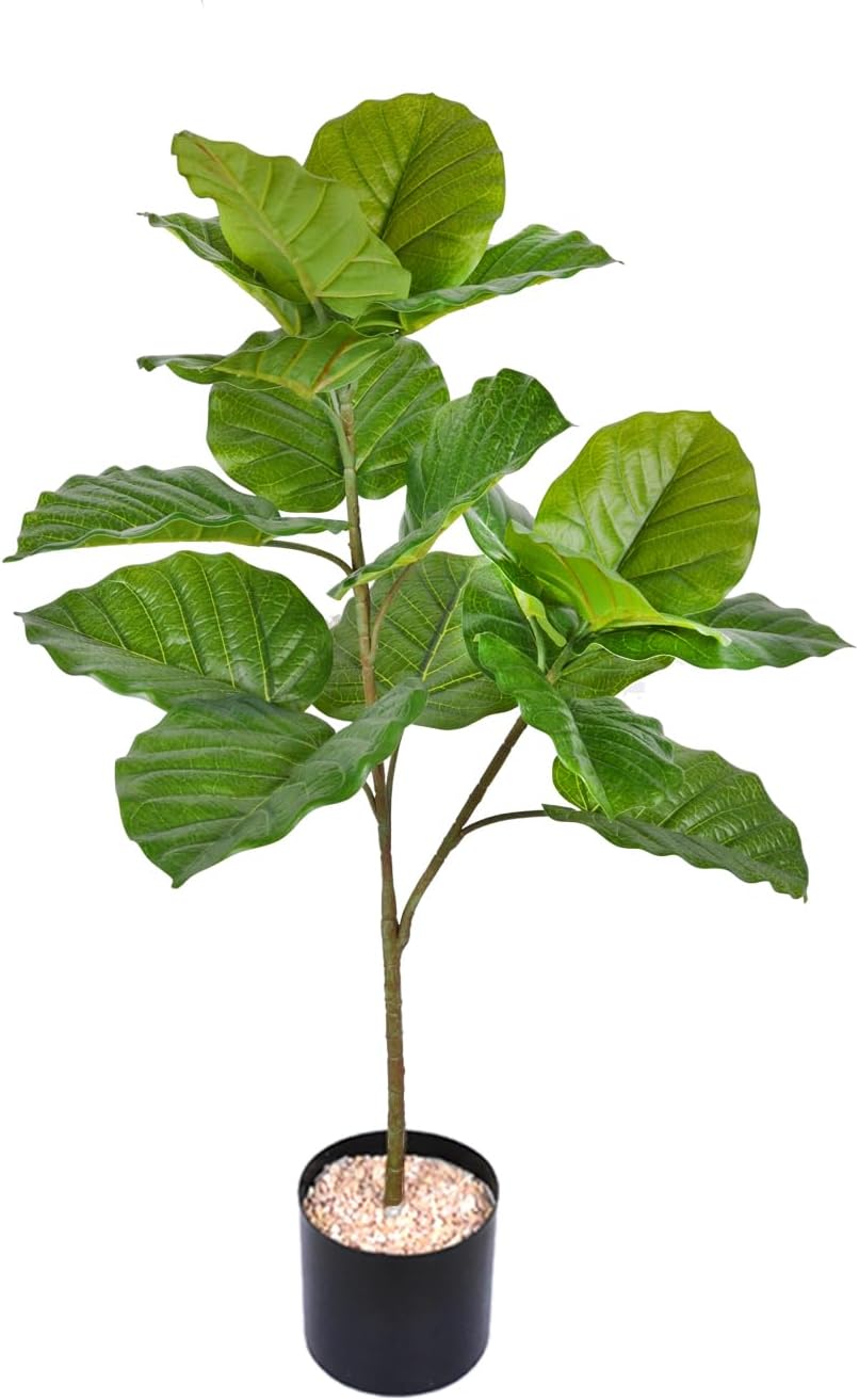 Amazon.com: 39in Tall Artificial Ficus Umbellata Tree Plant,Faux Reak ...