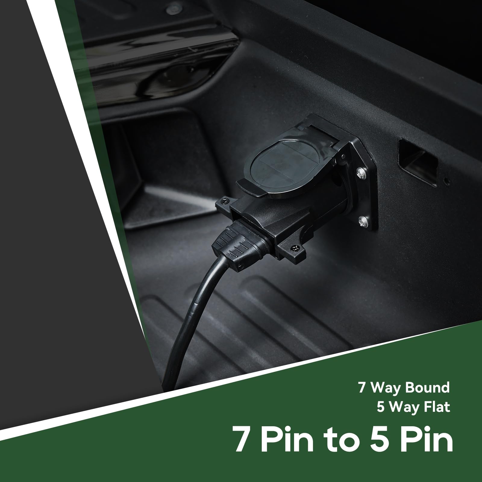 Snapklik.com : RVGUARD 12 Volt 7 Pin To 5 Pin Trailer Plug Adapter