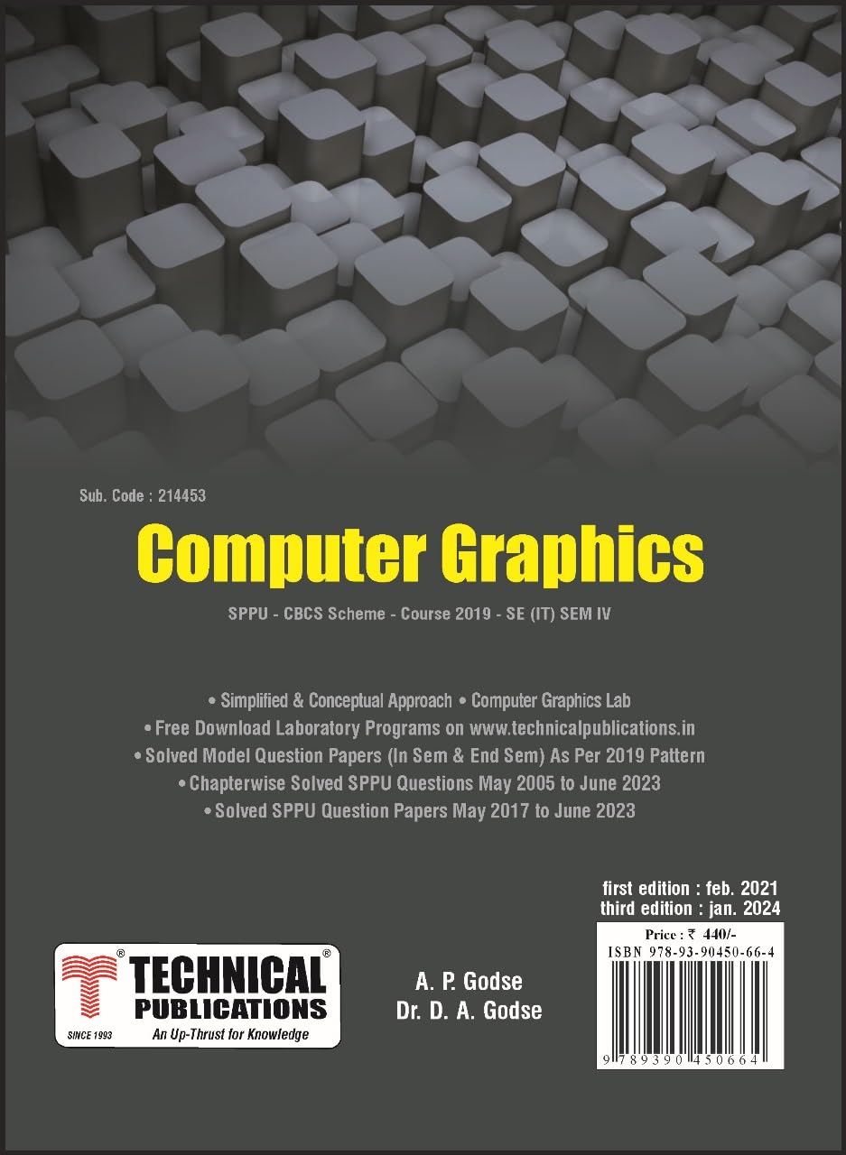 Computer Graphics for SPPU 19 Course (SE - IV - IT - 214453) : A.P ...