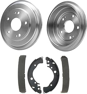 Amazon.com: Detroit Axle - Rear Brake Kit for 2006-2015 Honda Civic Brake Drums Brakes Shoes ...