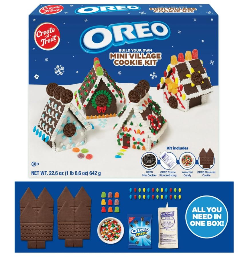 Gingerbread Christmas Create A Treat Oreo Chocolate Cookie Holiday Mini ...