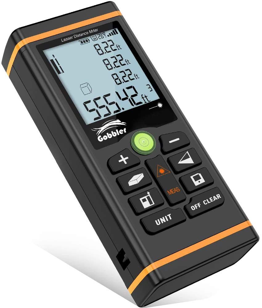 GOBBLER Laser Distance Measurement Device 40m Digital Measuring Tape ...