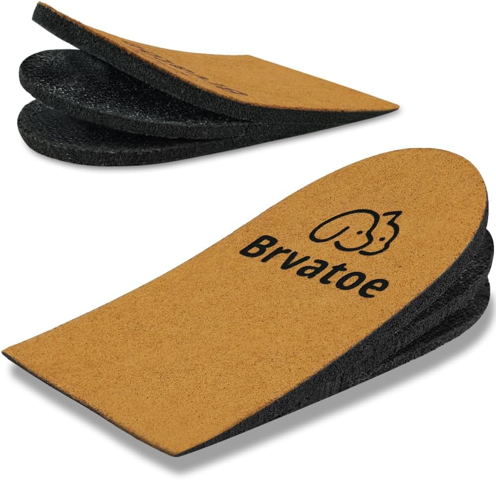 Amazon.com: Brvatoe Adjustable Heel Lifts for Shoes, Orthopedic Shoe ...