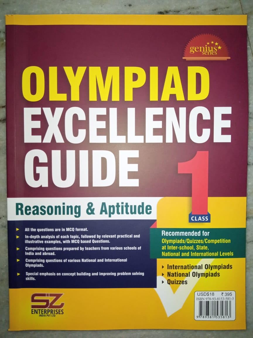 IRAO 1 International Reasoning & Aptitude Olympiad Guide Book CLASS 1 [Paperback Bunko] OLYMPIAD ...