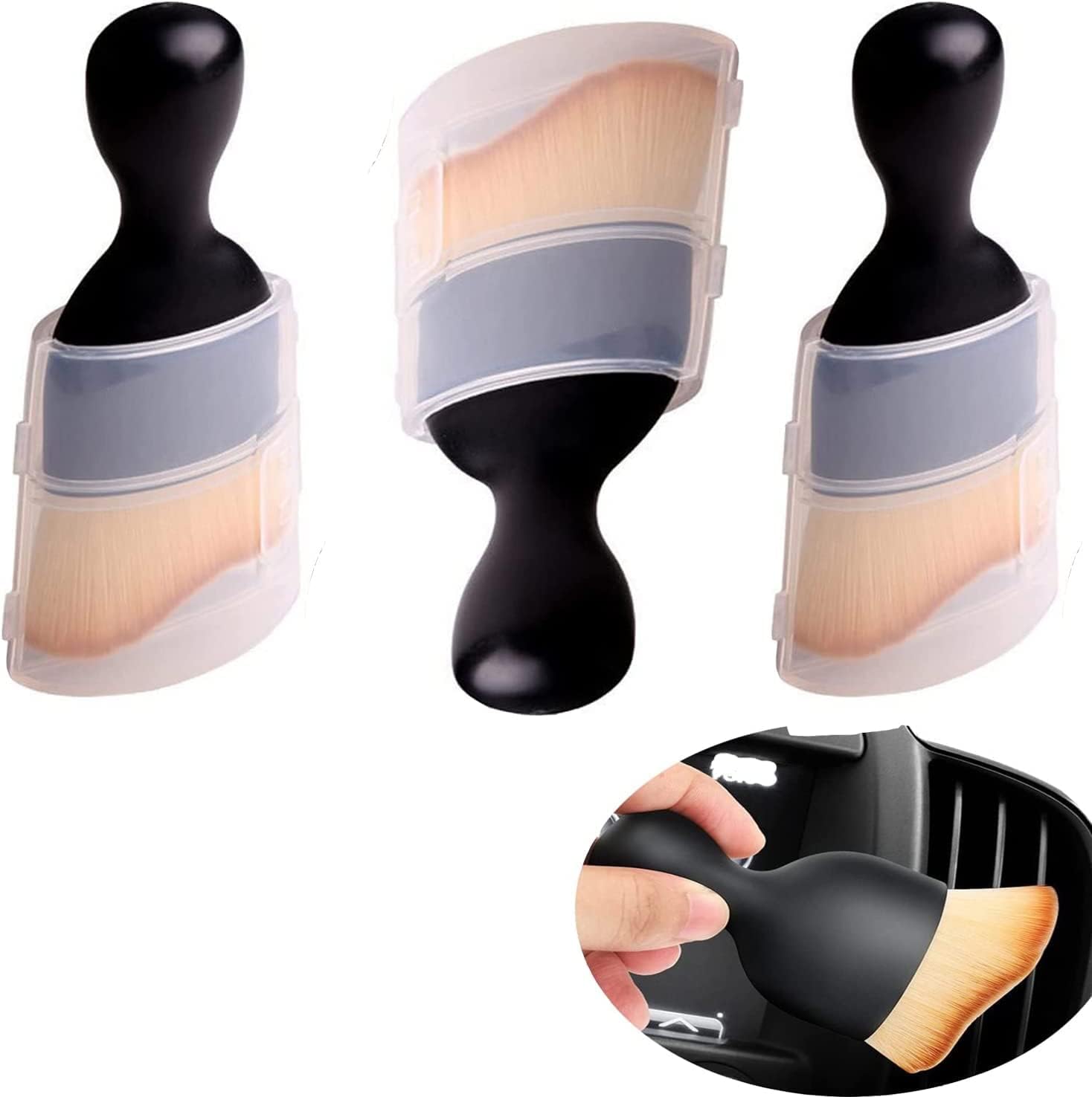 3 Pack Auto Interior Dust Brushes,Car Detailing Brush Interior, Car ...