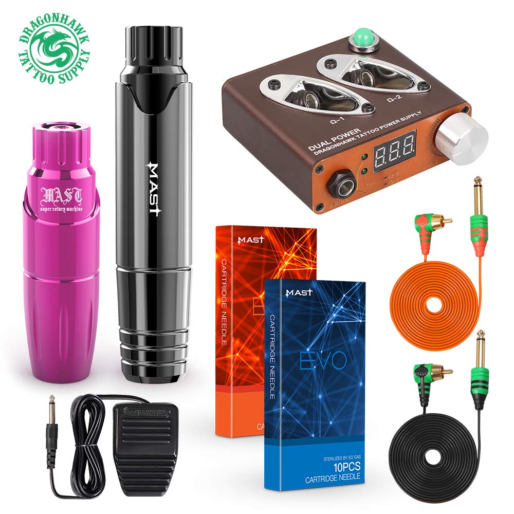 Buy Complete Rotary Tattoo Machine Kit, Mast Tour and Mast P10 Pen ...
