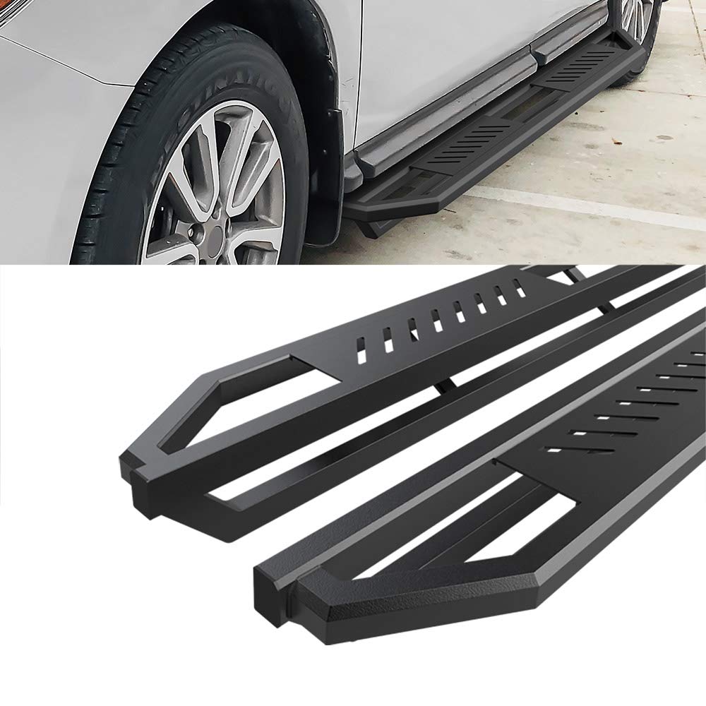 HD Ridez Side Steps Aluminum Armor Compatible with Nissan Pathfinder ...