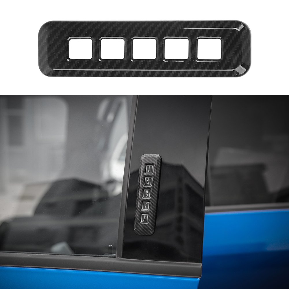 Amazon.com: Voodonala for Ford F150 2015-2020 Carbon Fiber Black Door ...